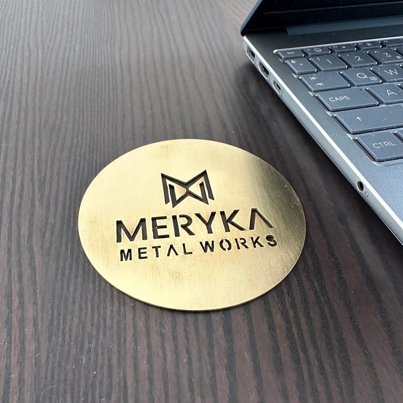 Personalized Logo Coaster, Custom Design Metal Coasters in Stainless ...
