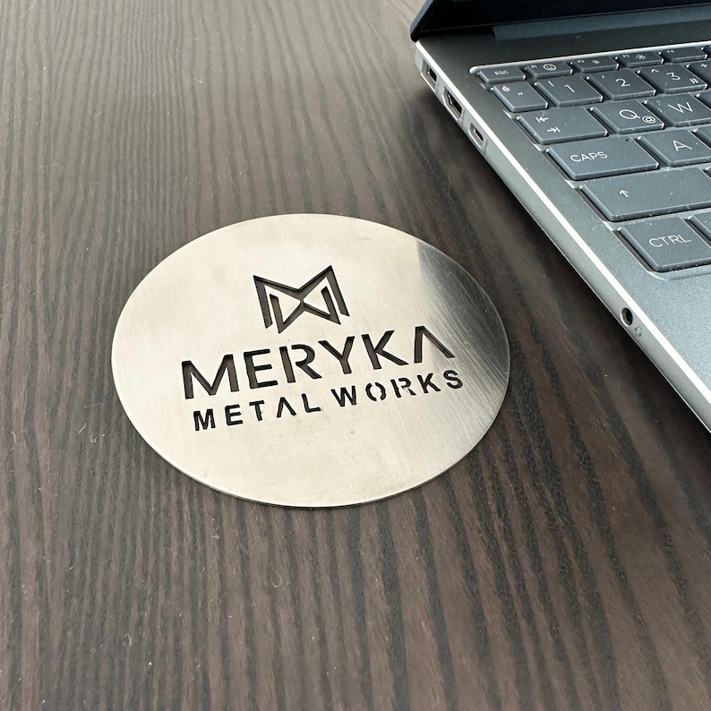 Personalized Logo Coaster, Custom Design Metal Coasters in Stainless ...