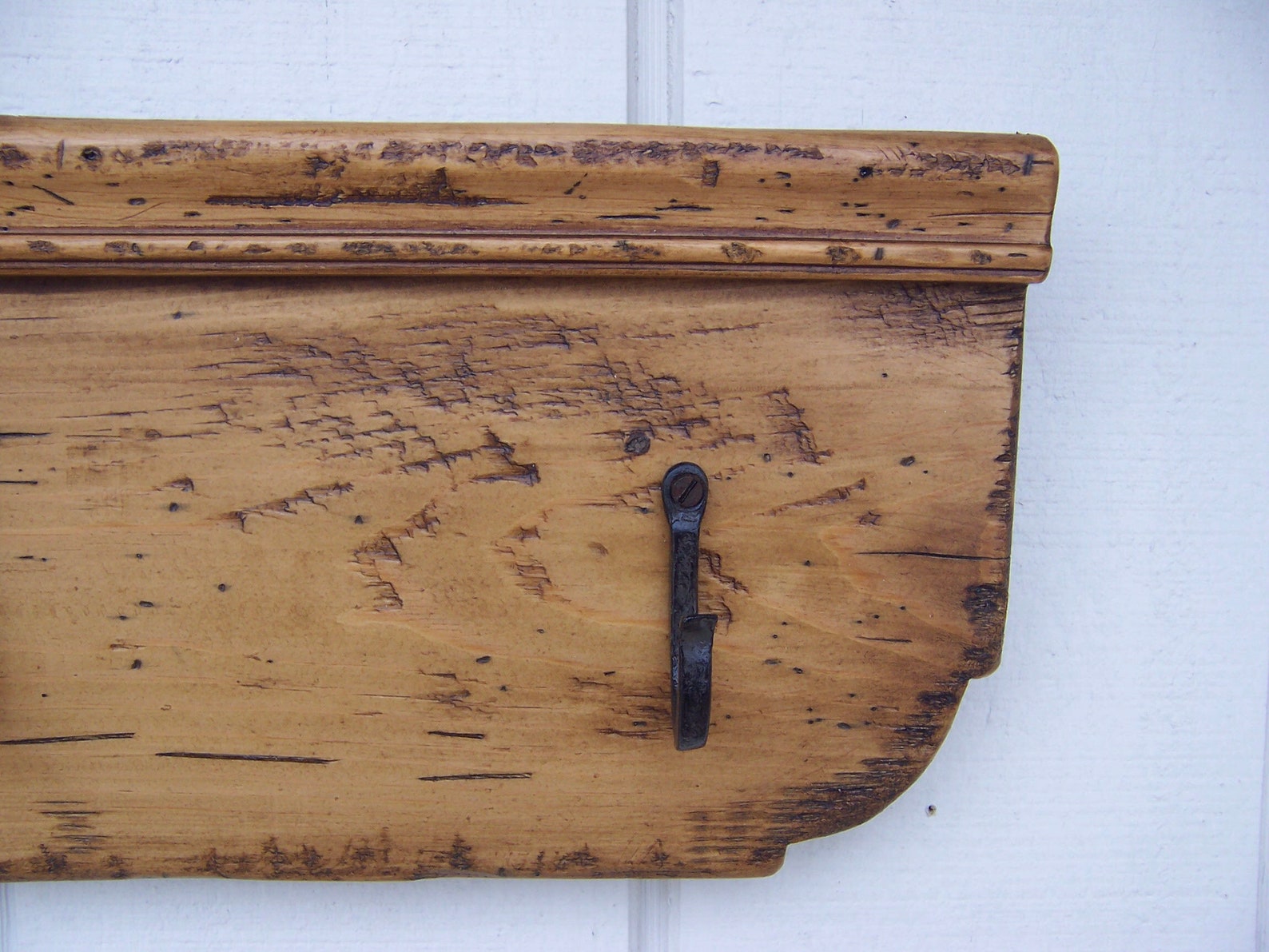 Primitive Shelf Rack Coat Rack Farmhouse Shelf Rustic Country ...