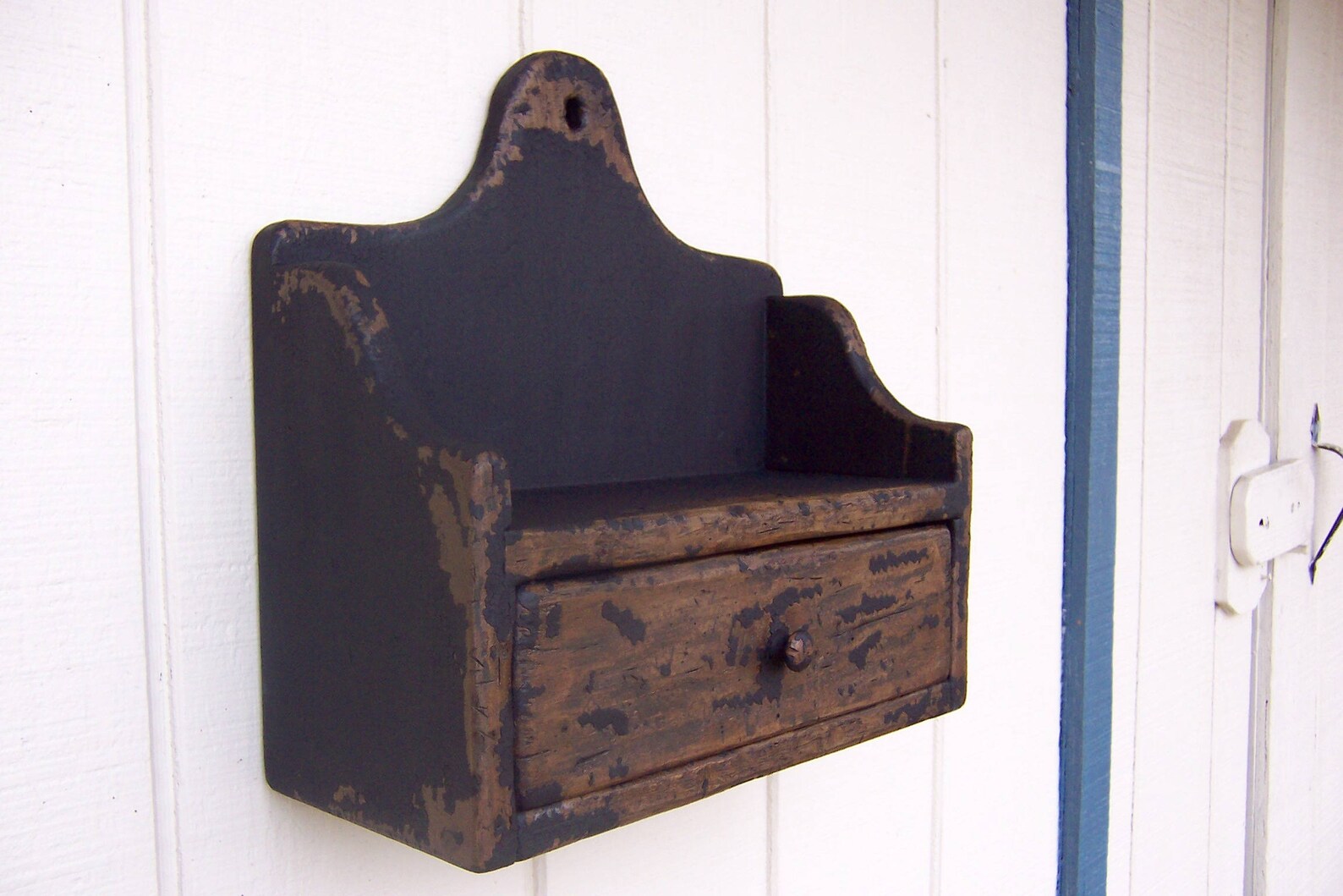 Distressed Shelf Primitive Shelf Rustic Shelf Farmhouse Wall | Etsy