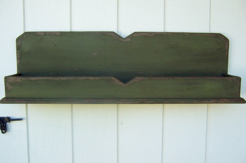 Distressed Wall Shelf Rustic Shelf Primitive Shelf Farmhouse Shelves ...