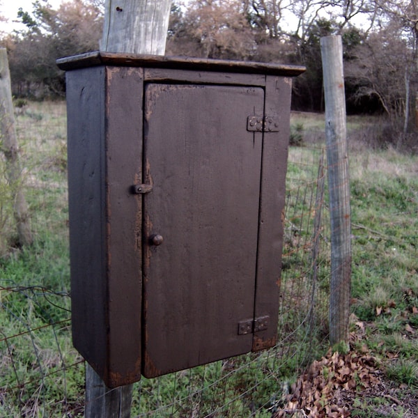 Primitive Cabinet - Etsy