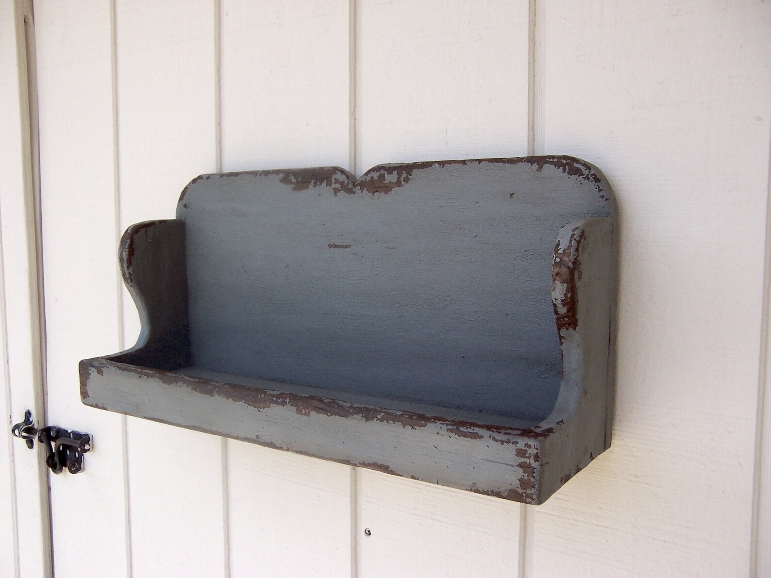 Distressed Shelf Farmhouse Shelf Primitive Bathroom Wall | Etsy