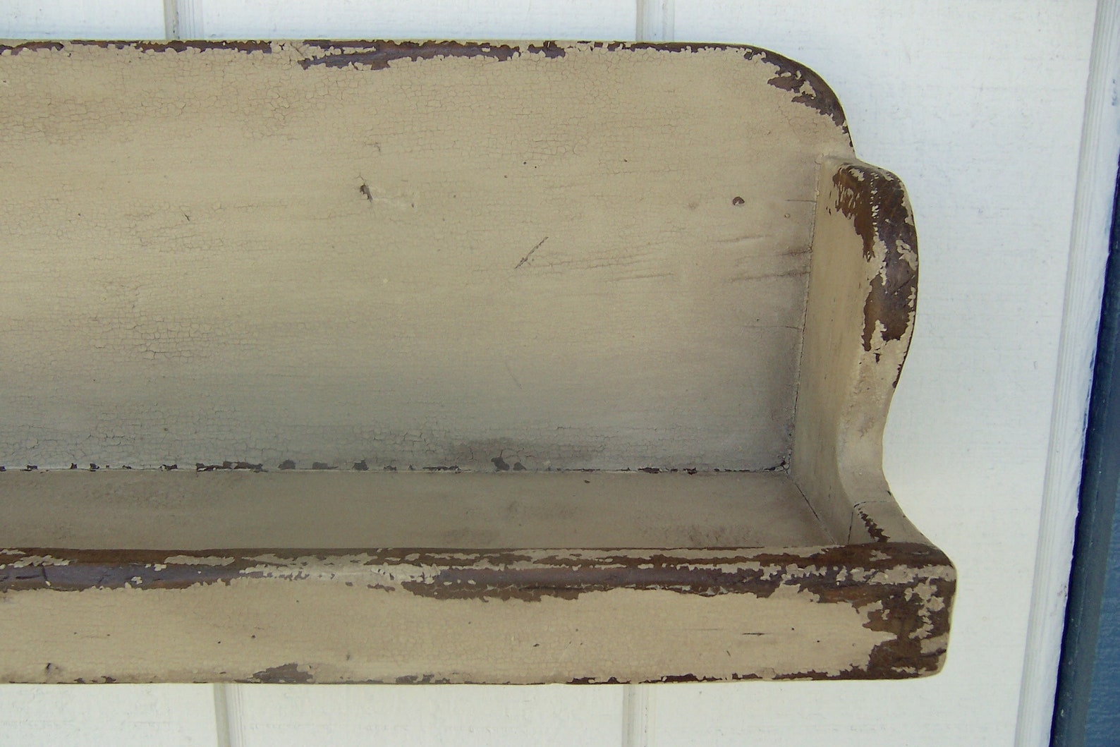 Primitive Shelf Wall Rack Rustic Shelf Shabby Chic Cottage Country ...