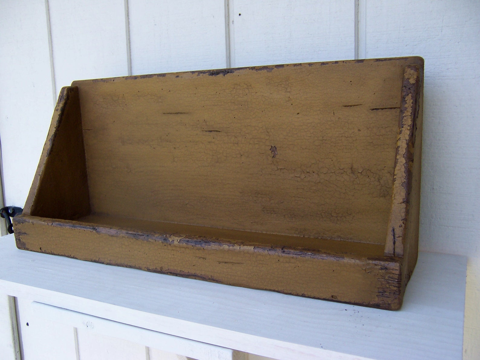 Primitive Shelf Plate Rack Shelf Rustic Country Painted Wood - Etsy