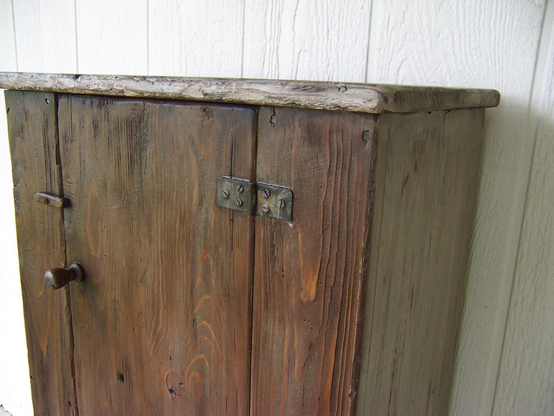 Primitive Cabinet Farmhouse Furniture Rustic Painted - Etsy