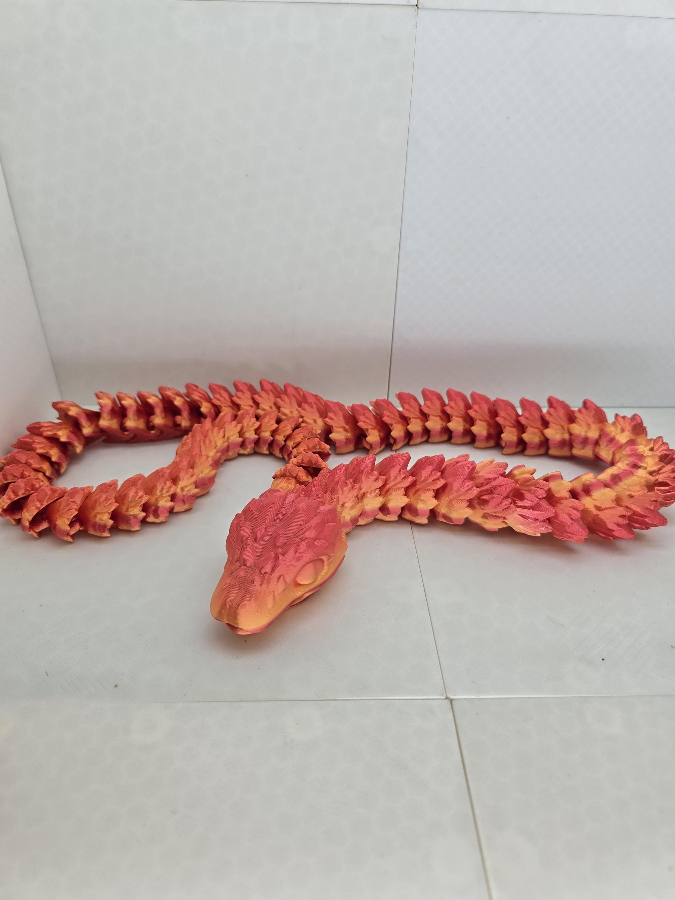 Crystal Snake - 3D Printed - Cinderwing Authorized Seller - Etsy