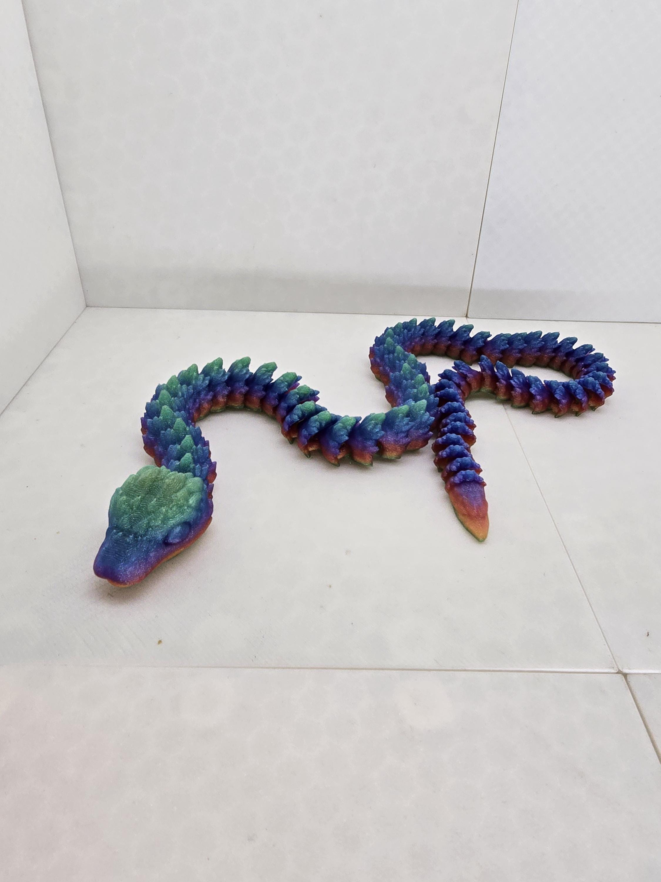Crystal Snake - 3D Printed - Cinderwing Authorized Seller - Etsy
