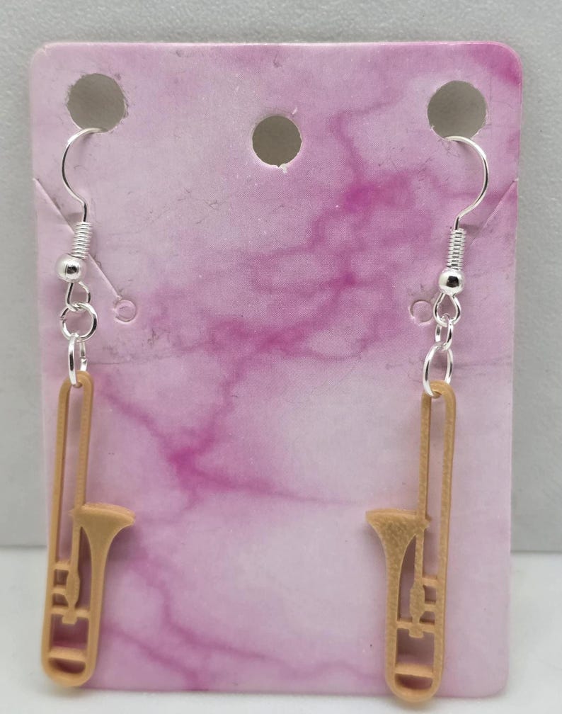Music Instrument Earrings - 3D Printed - Etsy