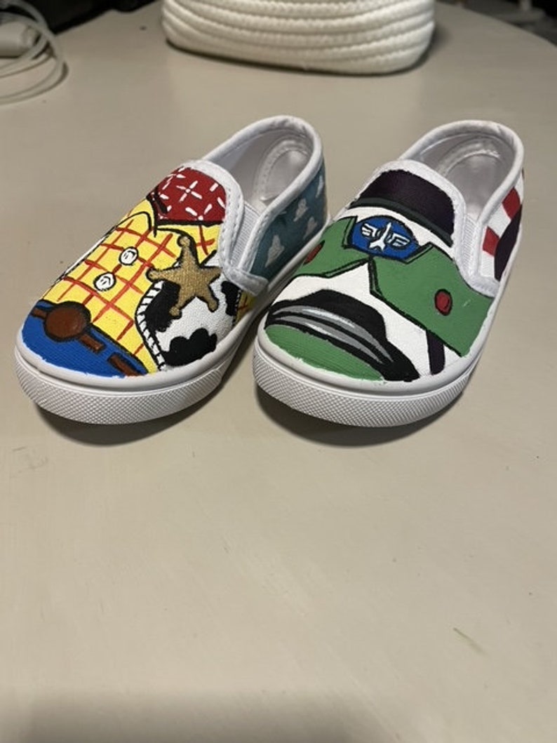 Custom Painted Toy Story Shoes - Etsy