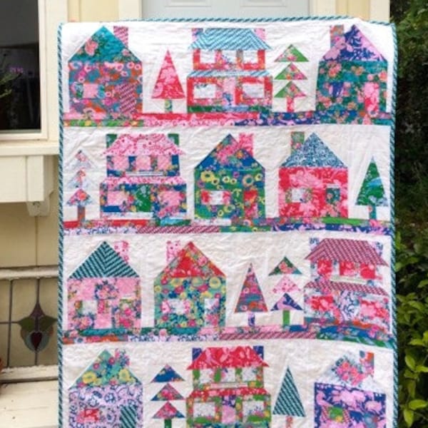 Hillside Houses Quilt Pattern PDF Digital Download - Etsy Canada