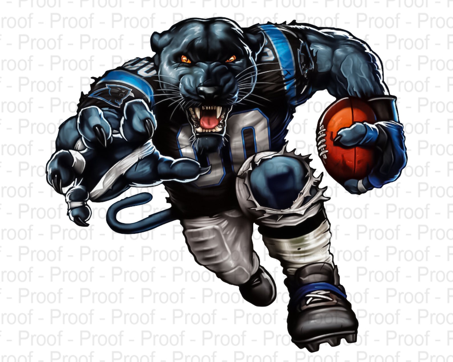 Panthers PNG Football Game Day Shirt Design Carolina Panthers Mascot ...