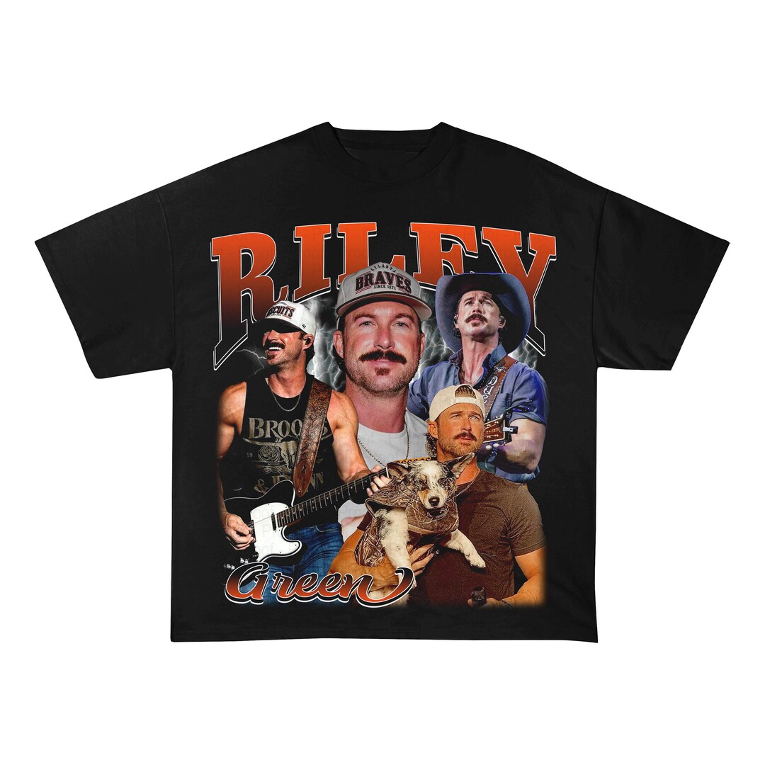 Riley Green Shirt Vintage Bootleg Graphic Tee Riley Green T-shirt Retro ...