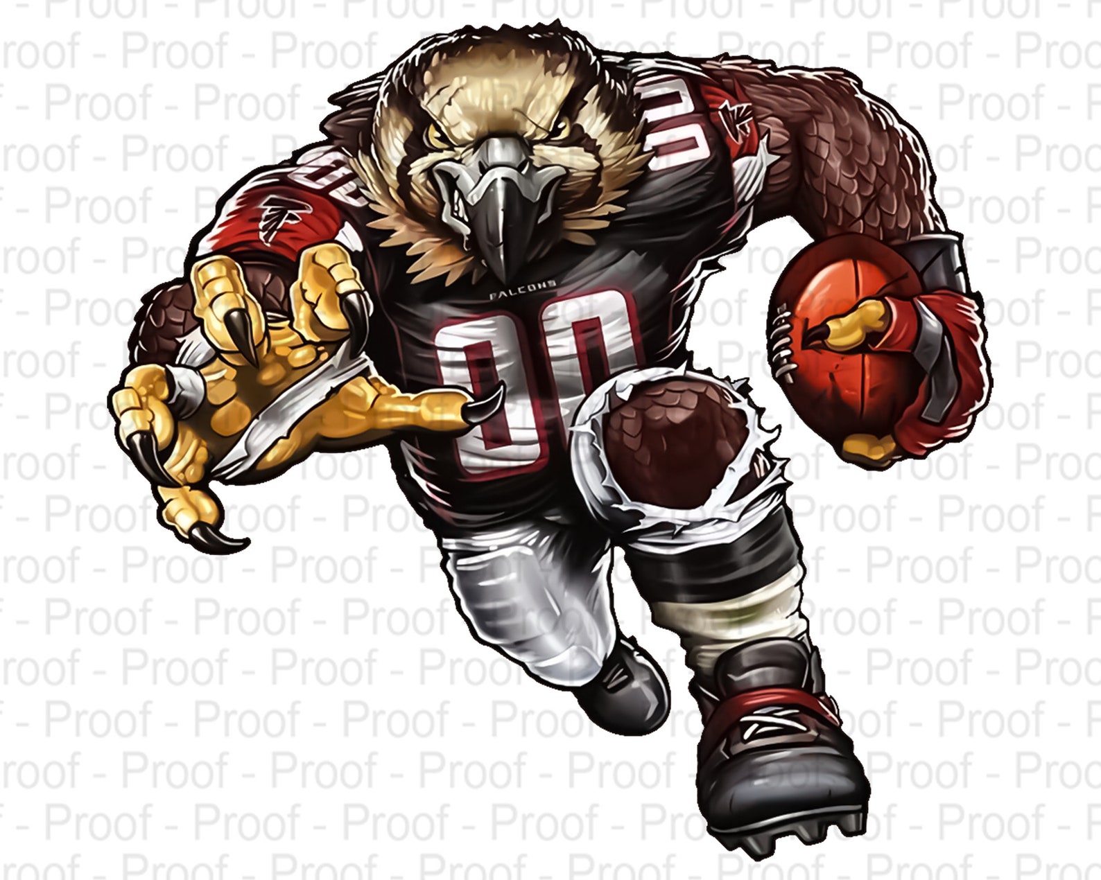 Falcons Football PNG, Digital Download - Etsy