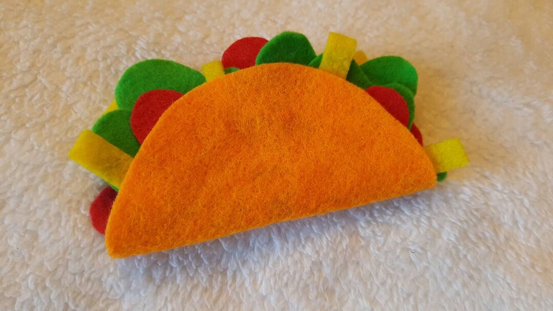 Taco Felt Ear Bud or Cord Holder - Etsy