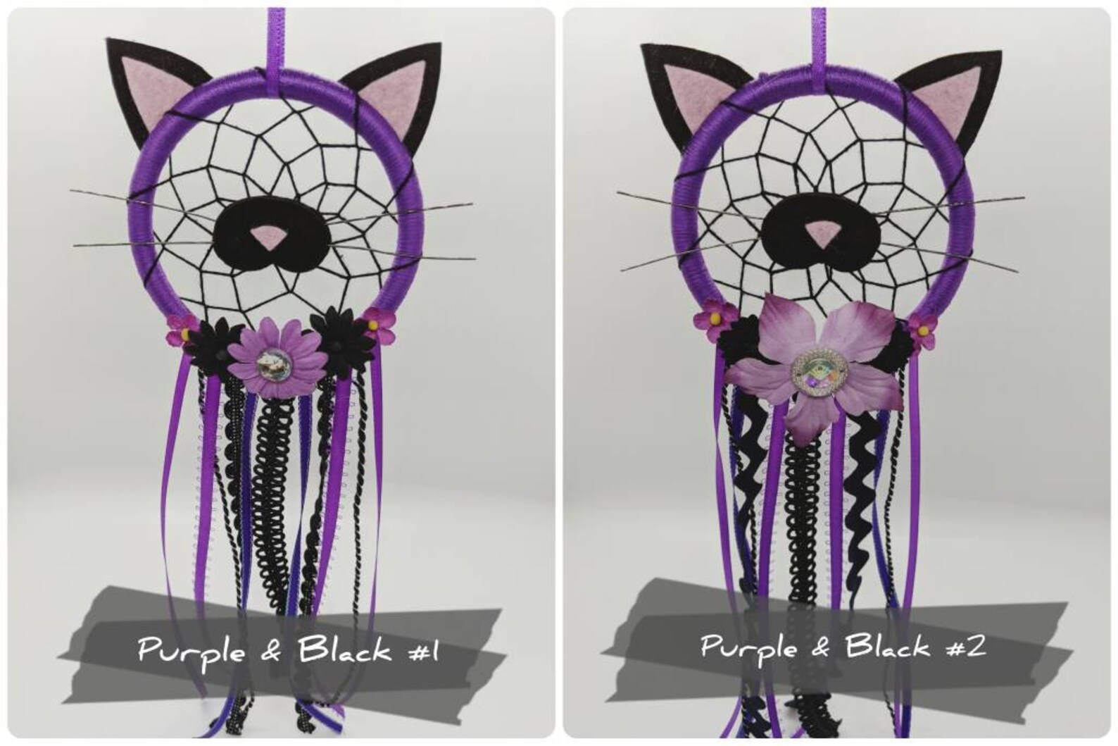 Small Kitty Cat Dream Catcher MORE COLORS ADDED Pink, Yellow, Blue ...