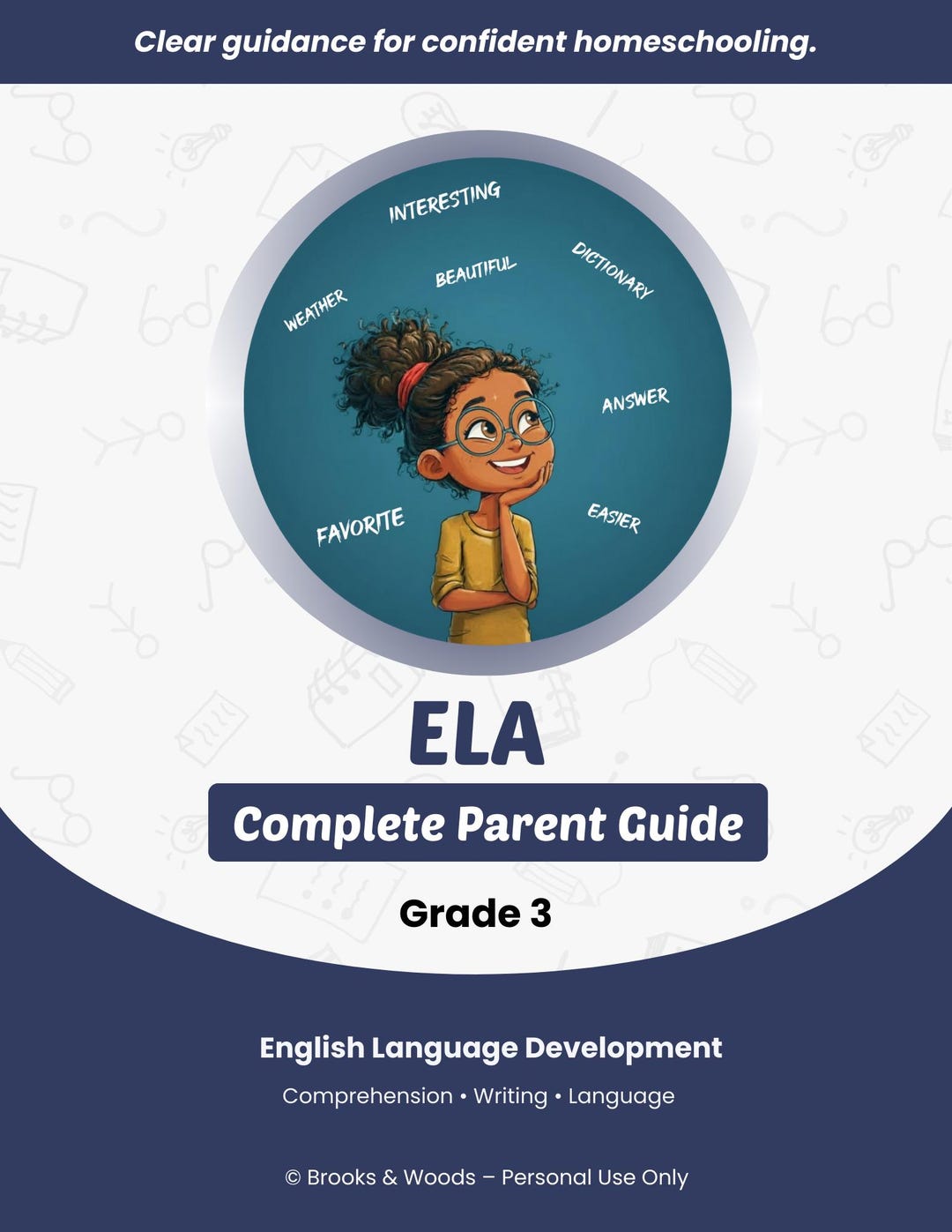 Grade 3 ELA English Homeschool - Reading, Writing, Literacy - Complete ...
