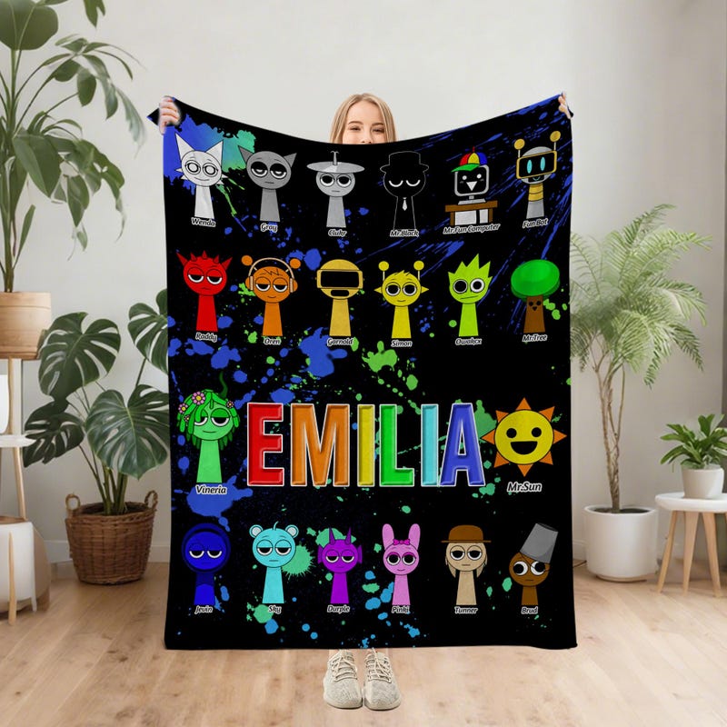 Sprunki Blanket - Etsy