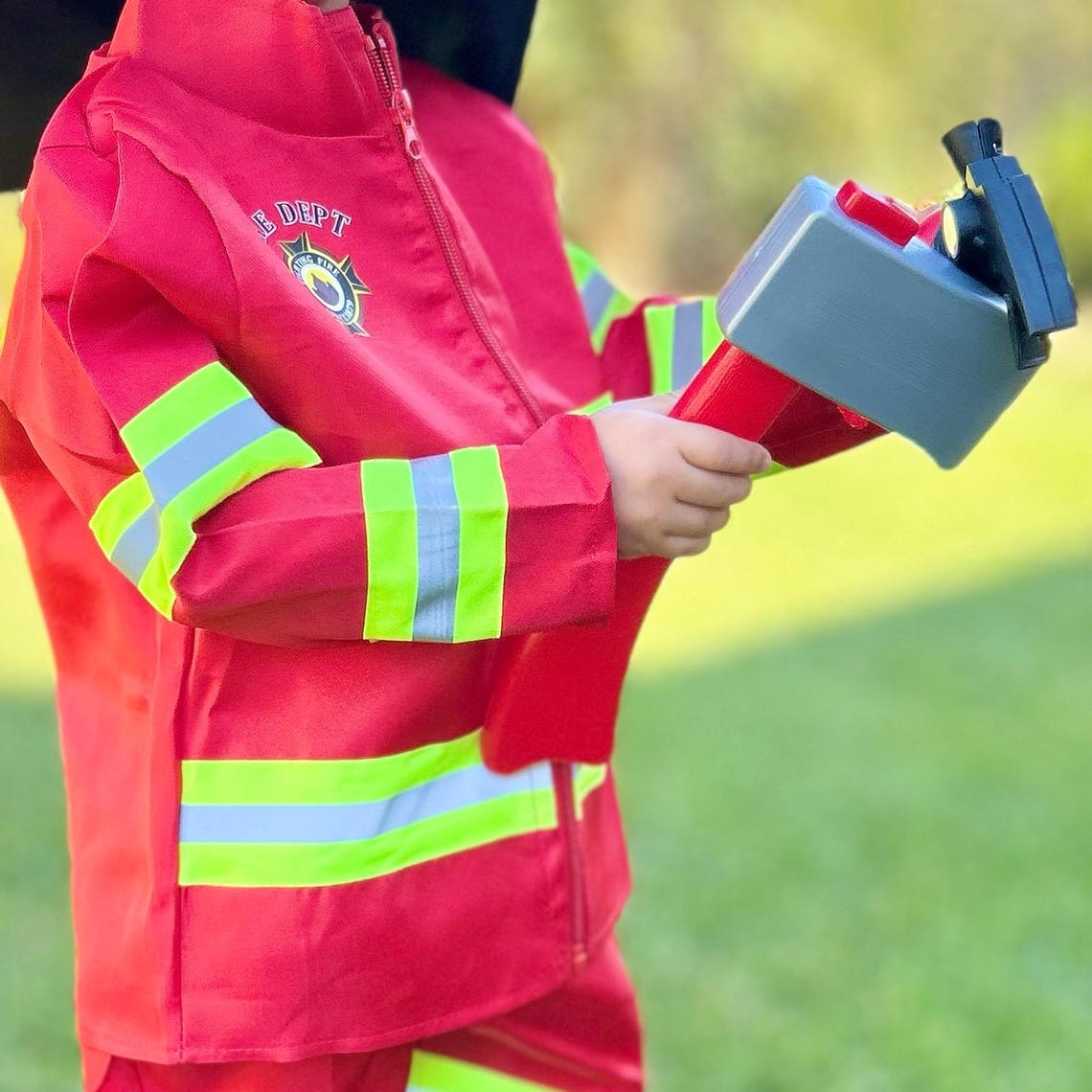 Kids Firefighter Costume Toddler Firefighter Costume Kids Costume ...