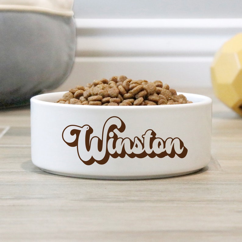 Personalize Ceramic Dog Bowl Ceramic Personalize Dog Bowl Personalized ...