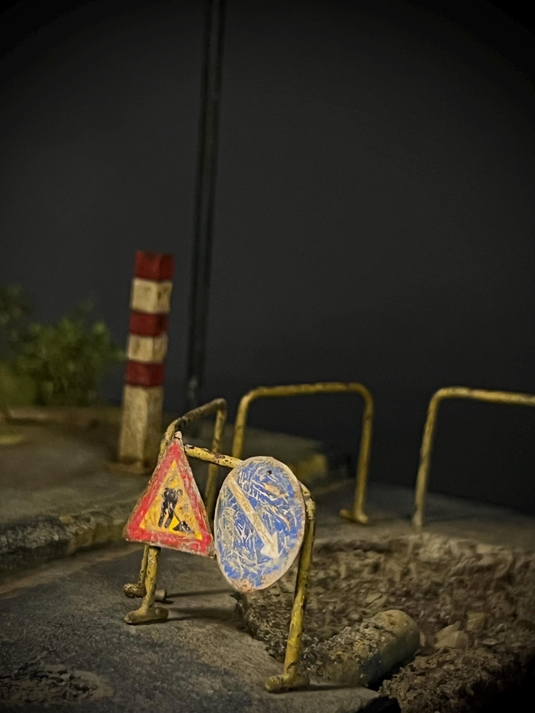 Haunting Abandoned Bus Stop Diorama - Hyper Realistic Miniature Display ...