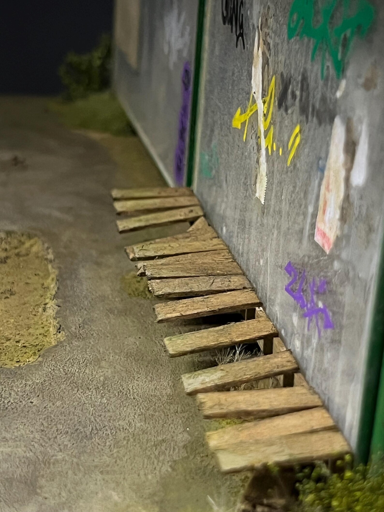 Haunting Abandoned Bus Stop Diorama - Hyper Realistic Miniature Display ...