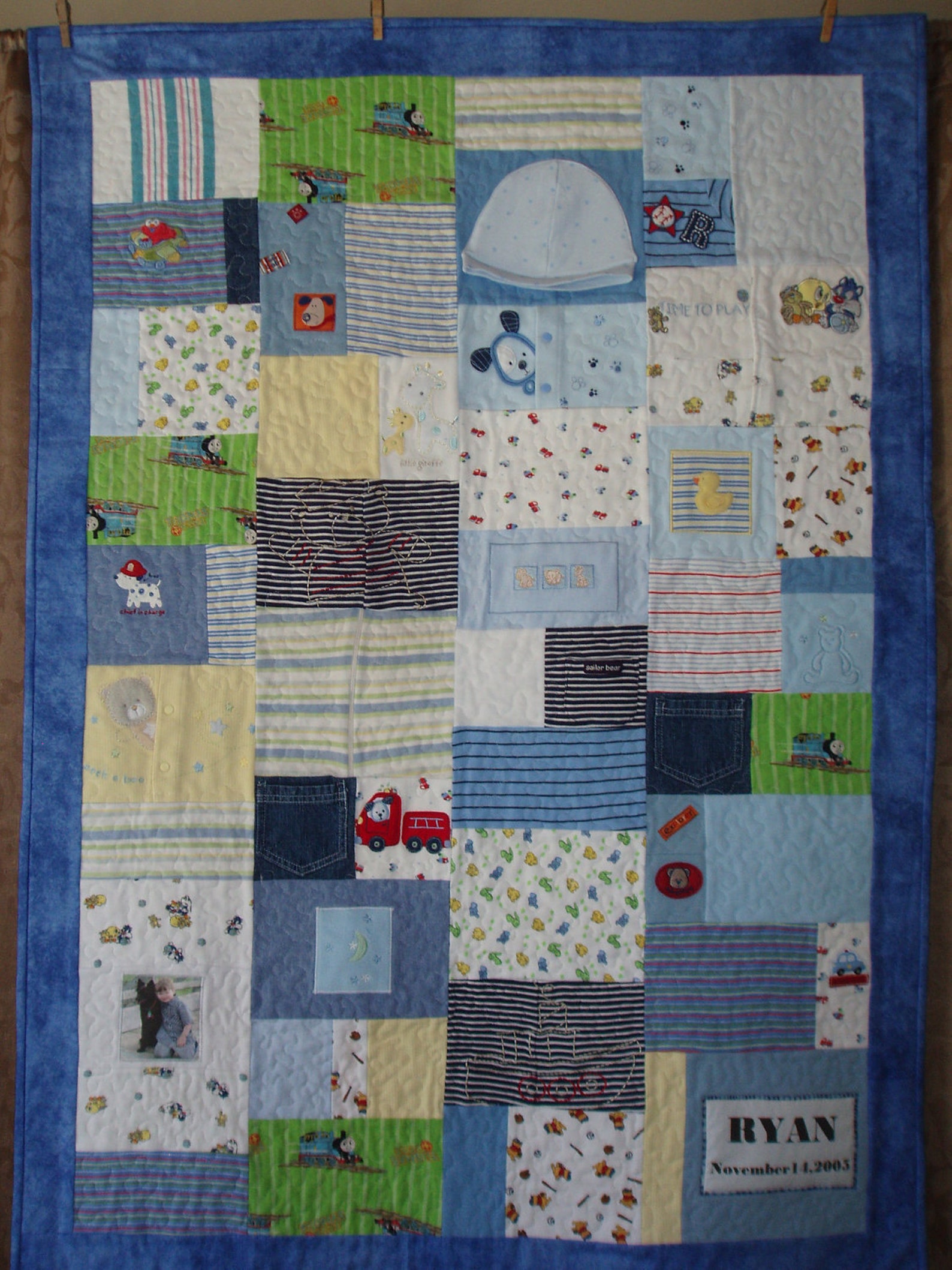 CUSTOM ORDERS small Throw Size Patchwork Quilt Made From Your - Etsy
