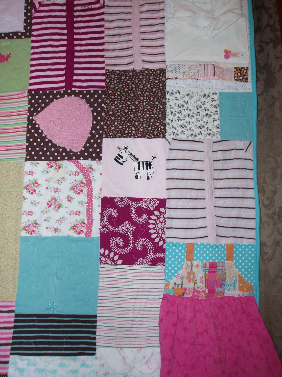 ALL Sizes ~ Patchwork Quilt Made From Your Baby Clothes or Other ...