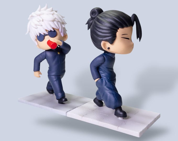 Jujutsu Kaisen Gojo & Geto Figure Set | Student Days JJK Anime ...