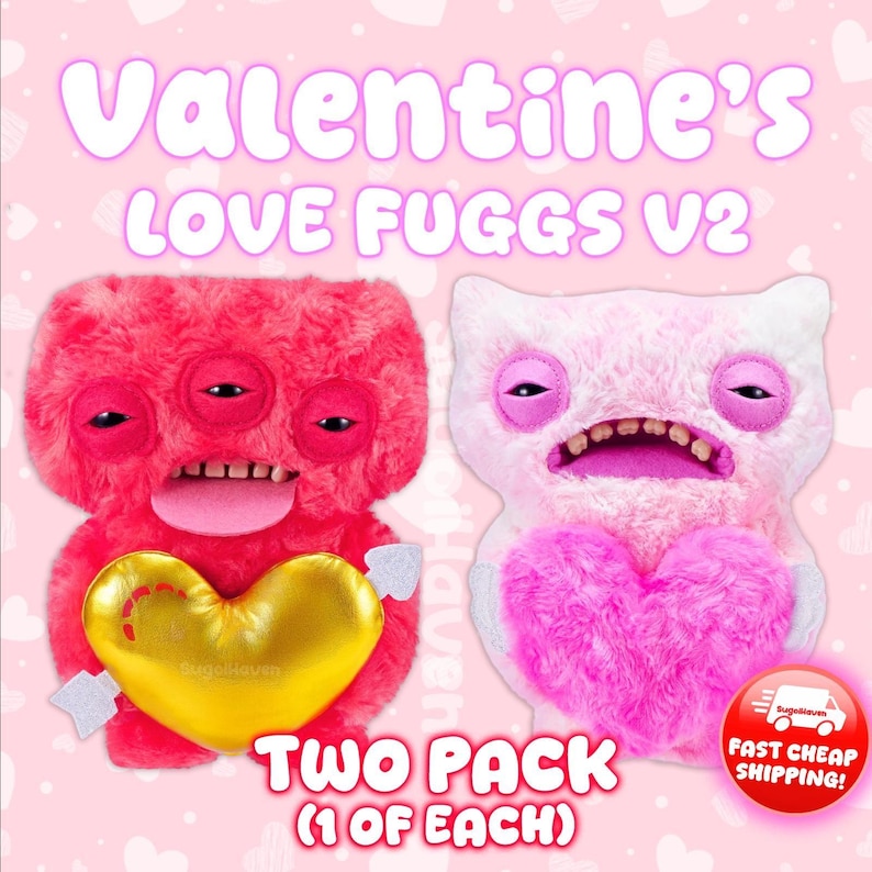 Fuggler Valentine's Day 'v2 Love Fuggs' 2-pack | 2026 Limited Edition ...