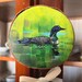 Common Loon With Bell & Bow, Painted Handmade Wood Ornament or Wall ...