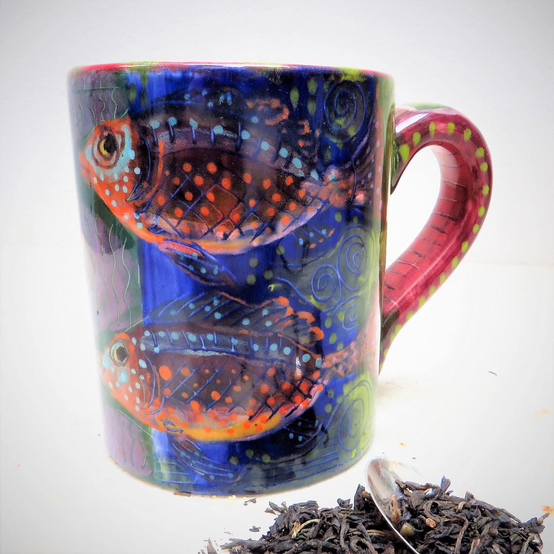 Fish Mug Great Colour Charming Fish - Etsy