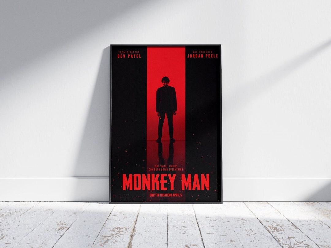Monkey Man Movie Poster (2024), Poster Art Printing,home Decor,art ...