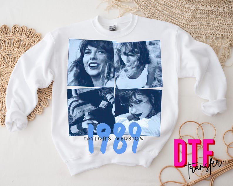 1989 Album Cover Collage Swift DTF Transfer Ready to Press - Etsy