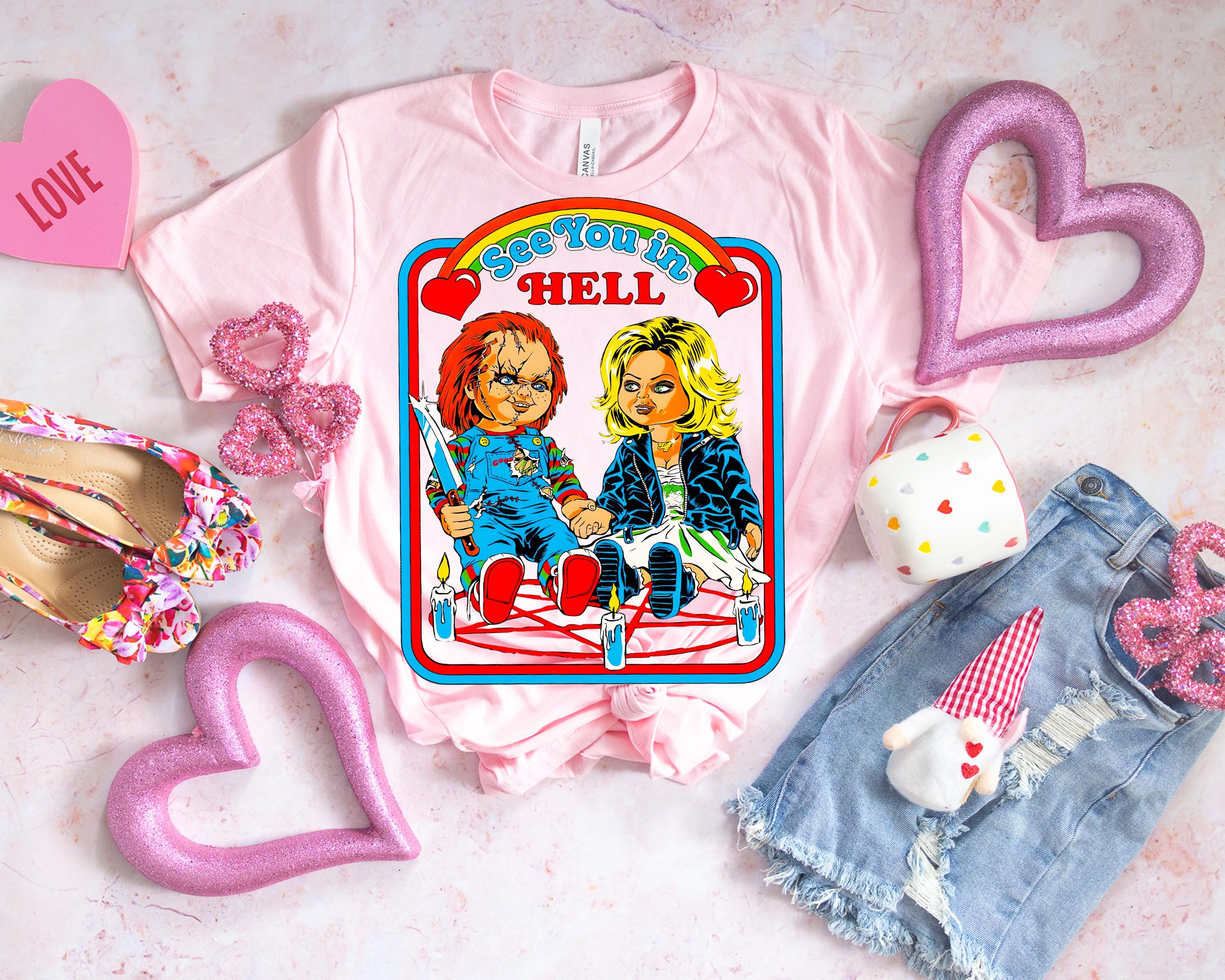 See You in Hell Chucky Halloween DTF Transfer Ready to Press - Etsy