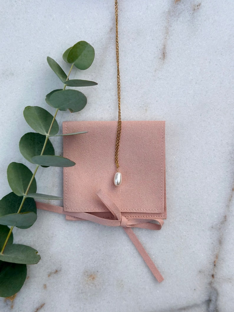 Brave Pearl Necklace: 14K Gold Filled Sentimental Gift - Etsy