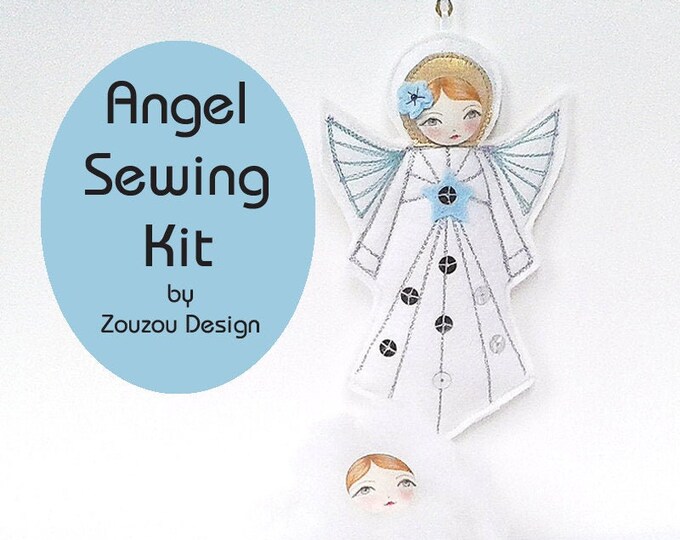 PDF Sewing Pattern Felt Angel Pattern Modern Folk Angel - Etsy