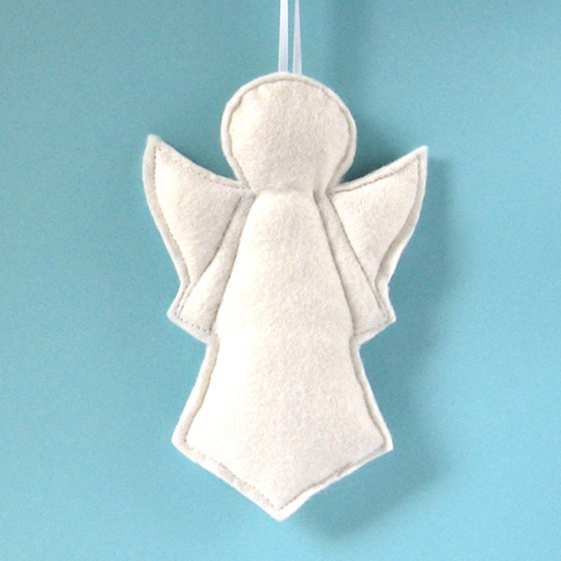 PDF Sewing Pattern, Felt Angel Pattern, Modern Folk Angel Template, DIY ...