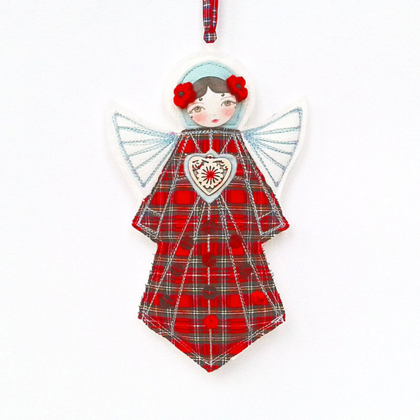 PDF Sewing Pattern, Felt Angel Pattern, Modern Folk Angel Template, DIY ...