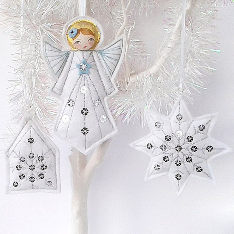PDF Sewing Pattern Felt Angel Pattern Modern Folk Angel - Etsy UK