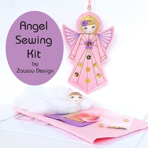 PDF Sewing Pattern, Felt Angel Pattern, Modern Folk Angel Template, DIY ...