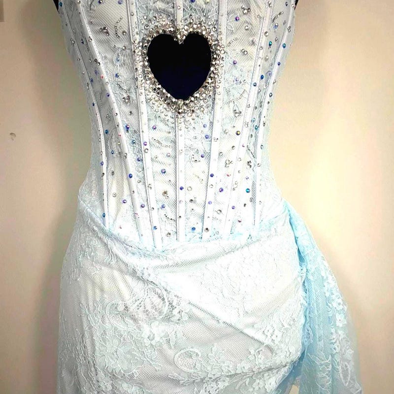Sabrina Carpenter Heart Cutout Corset - Etsy