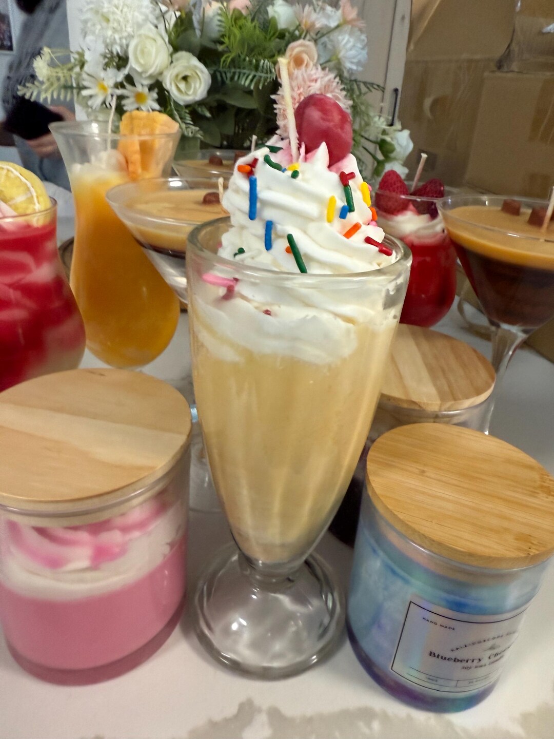 Milkshake Candles - Etsy