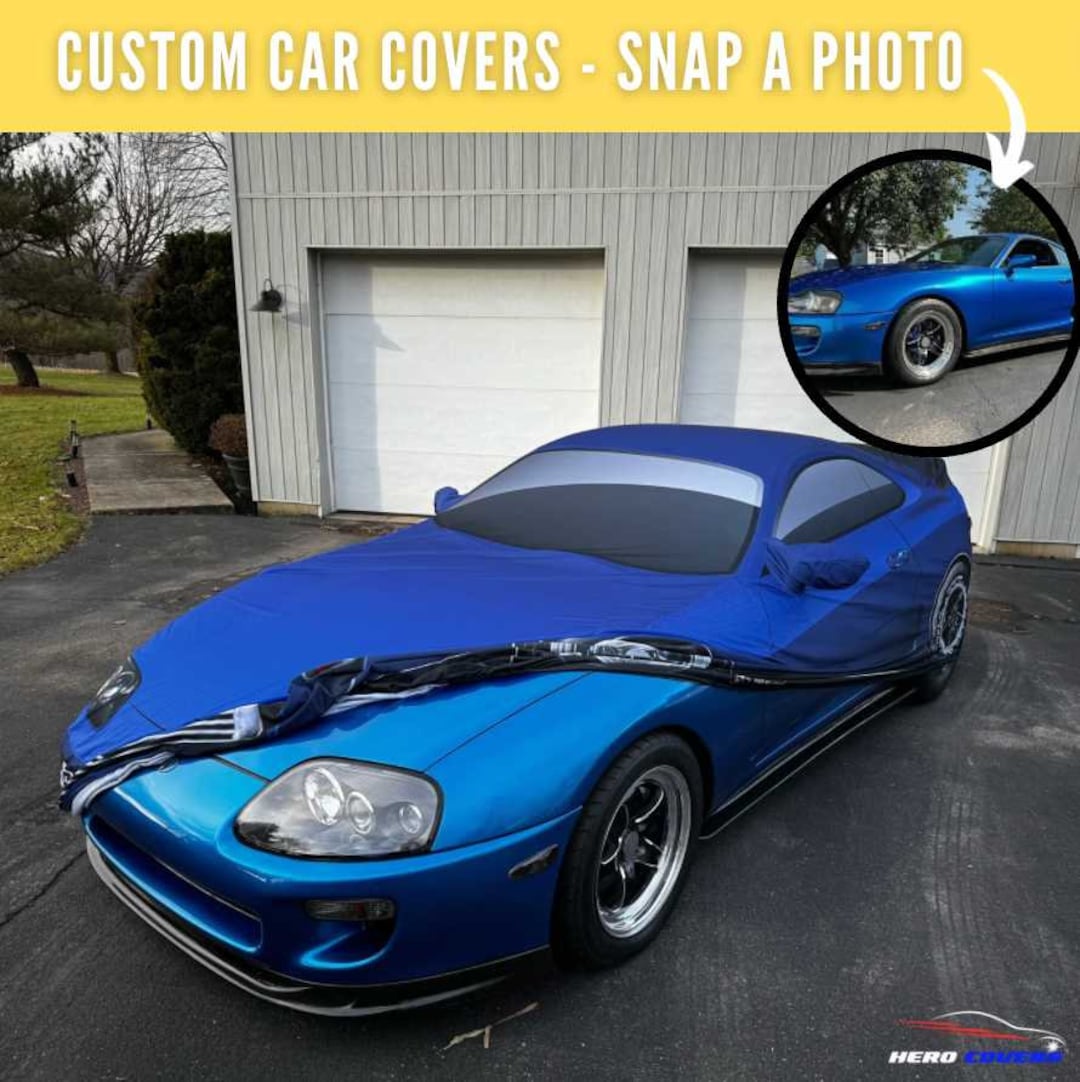 Custom Supra Car Covers - Realistic Design, Fits Like a Glove, Premium ...