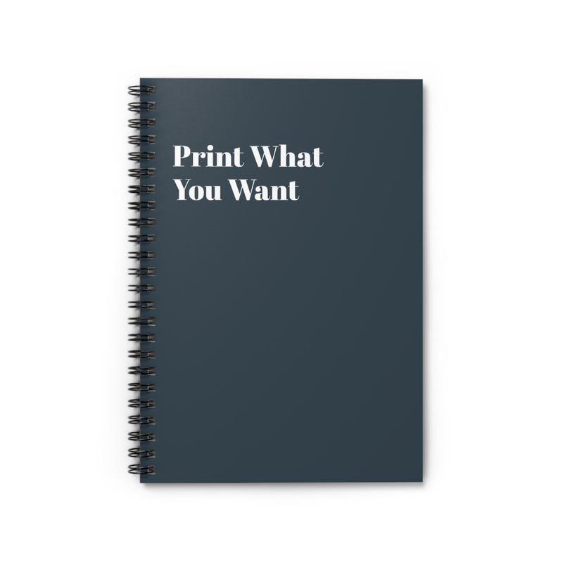 College Ruled Notebook - Etsy