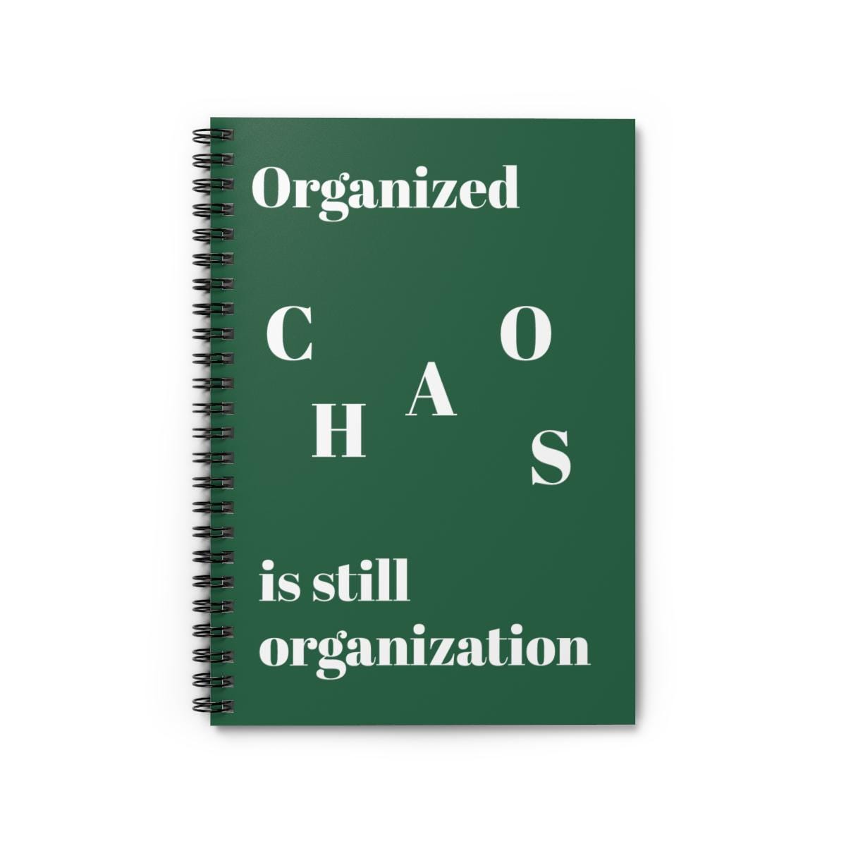 Ruled Notebook, Funny Organized Chaos Business Journal Diary, Gift for ...