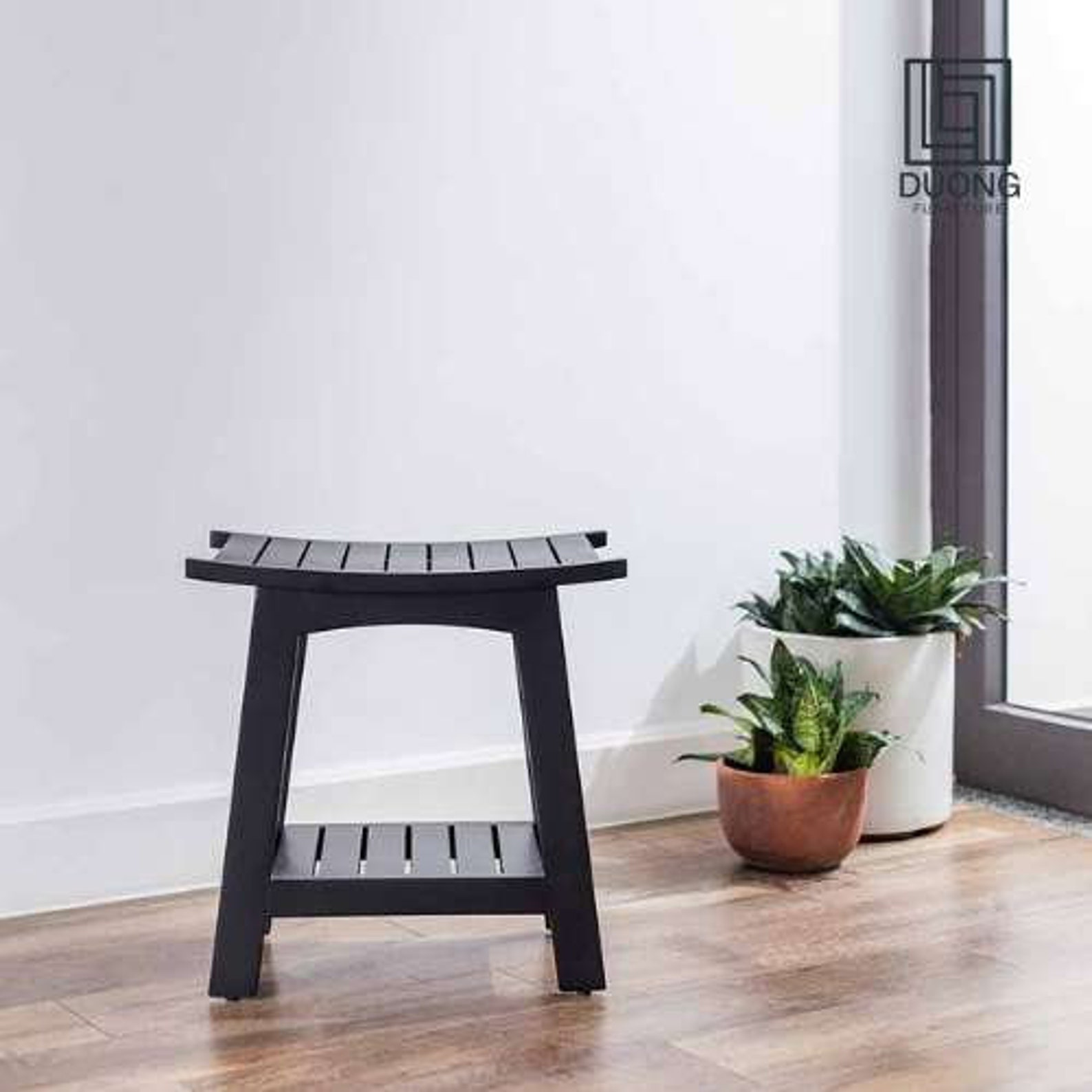 Wooden Bathroom Vanity Stool - Etsy