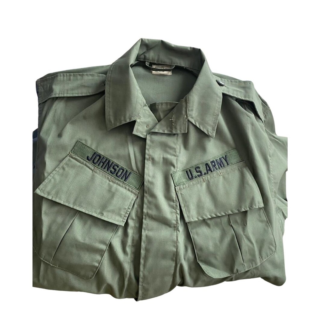 Vietnam War U.S. Army 2rd Pattern Jungle Jacket Og107 POPLIN NON ...