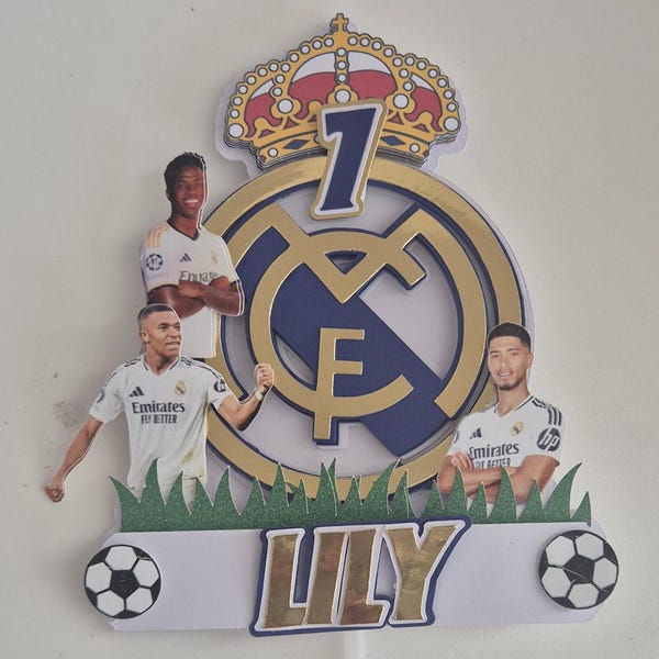 Topper del real madrid - Etsy España