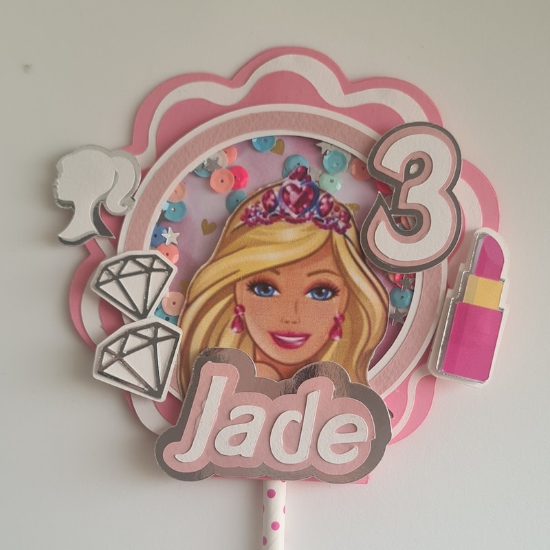 Barbie Cake Toppers - Etsy